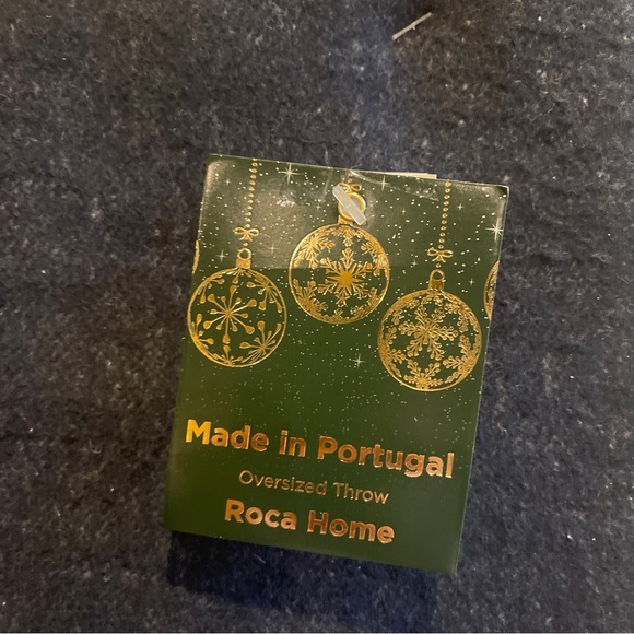 Roca Home | Bedding | Roca Home Throw Blanket Made In Portugal Cotton ...